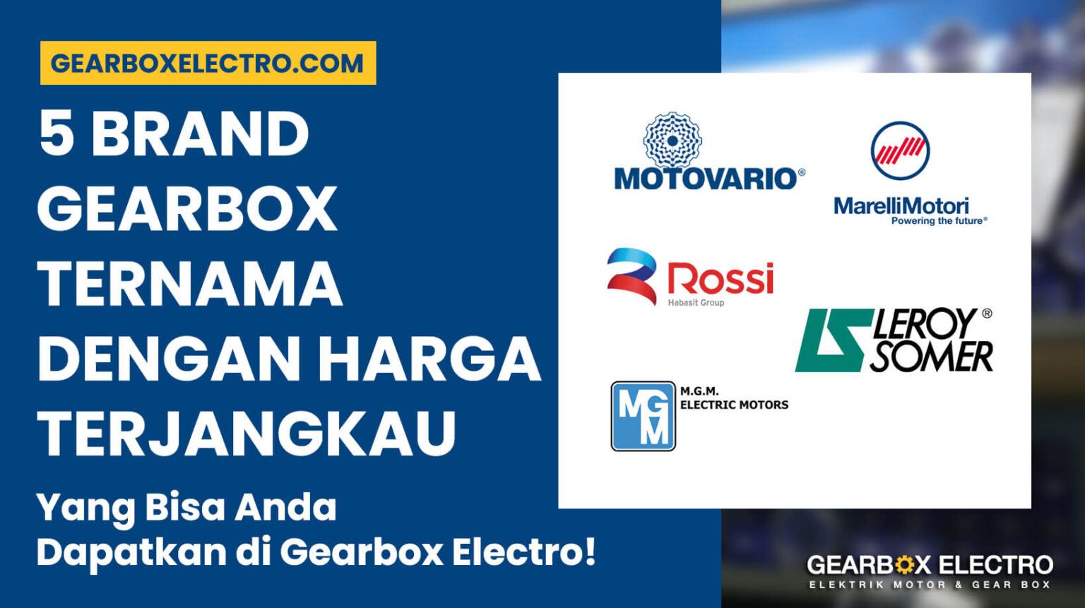 5 Brand Ternama dengan Harga Gearbox Terjangkau